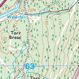 Silverbridge riverside circuit, near Garve - Route Map