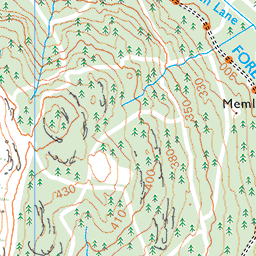 Cornish Hill and Loch circuit, Stinchar bridge - Route Map