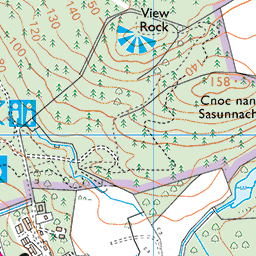 Loch Kinellan and Strathpeffer circuit - Route Map