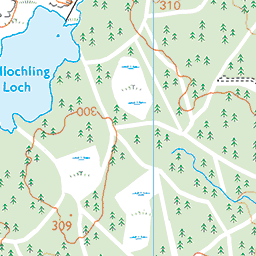 Craiglea Trail and Loch Doon Castle - Route Map