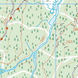 Craiglea Trail and Loch Doon Castle - Route Map