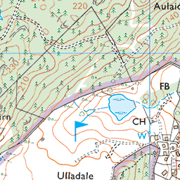 Loch Kinellan and Strathpeffer circuit - Route Map