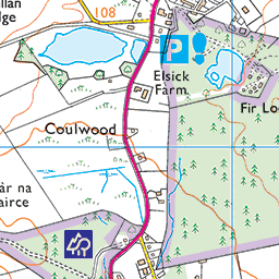Loch Kinellan and Strathpeffer circuit - Route Map