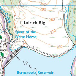 The Whangie, Kilpatrick Hills - Route Map