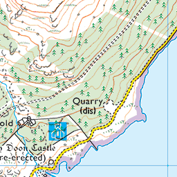Craiglea Trail and Loch Doon Castle - Route Map