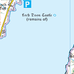 Craiglea Trail and Loch Doon Castle - Route Map