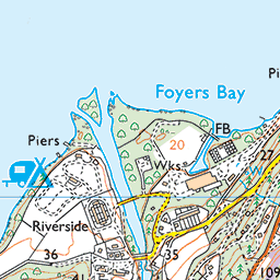 Falls of Foyers - Route Map