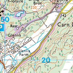 Falls of Foyers - Route Map