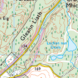 Falls of Foyers - Route Map