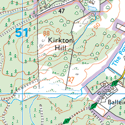 Lochan Spling, Aberfoyle - Route Map