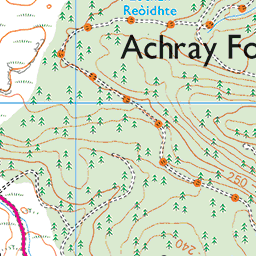 The Duke's Trail, near Aberfoyle - Route Map