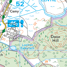 Lochan Spling, Aberfoyle - Route Map