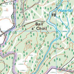 Falls of Pattack - Route Map