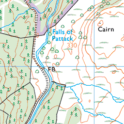 Falls of Pattack - Route Map