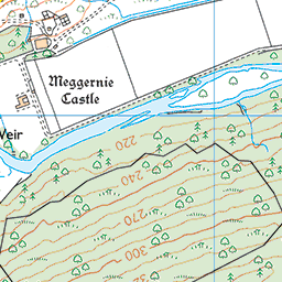 Innerwick and Bridge of Balgie, Glen Lyon - Route Map