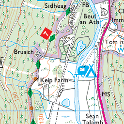 Beinn an t-Sìdhean, Strathyre - Route Map