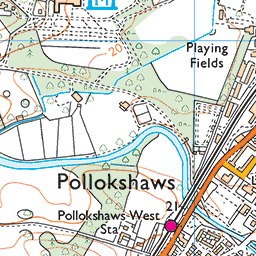 Pollok Park, Glasgow - Route Map