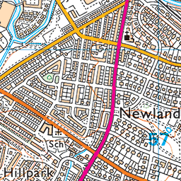Pollok Park, Glasgow - Route Map