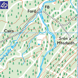 Falls of Pattack - Route Map