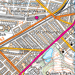 Pollok Park, Glasgow - Route Map