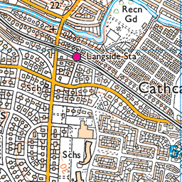 Pollok Park, Glasgow - Route Map