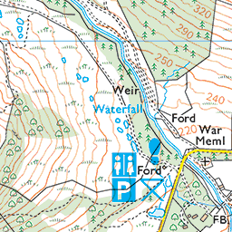 Innerwick and Bridge of Balgie, Glen Lyon - Route Map