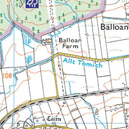 Ferry Wood and the Ord, Lairg - Route Map