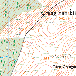 Innerwick and Bridge of Balgie, Glen Lyon - Route Map