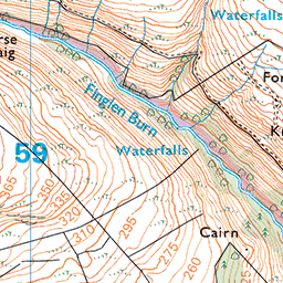 Campsie Glen, Clachan of Campsie - Route Map