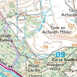 Callander to Falls of Leny circuit - Route Map
