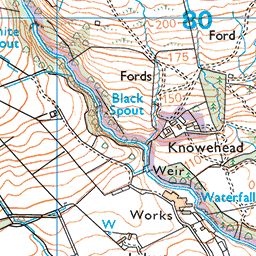 Campsie Glen, Clachan of Campsie - Route Map