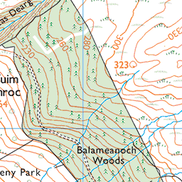 Callander to Falls of Leny circuit - Route Map