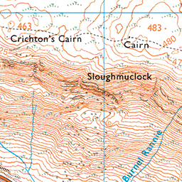Campsie Glen, Clachan of Campsie - Route Map