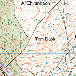 Callander Crags - Route Map
