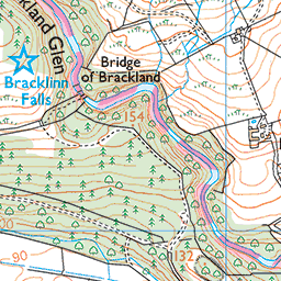 Callander Crags - Route Map