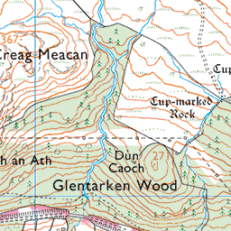 St Fillans Viewpoint circular - Route Map