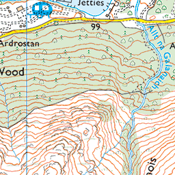 St Fillans Viewpoint circular - Route Map