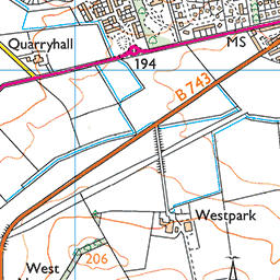 Strathaven, Sandford and Spectacle E'e falls - Route Map