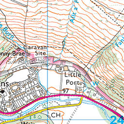 St Fillans Viewpoint circular - Route Map