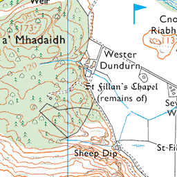 St Fillans Viewpoint circular - Route Map