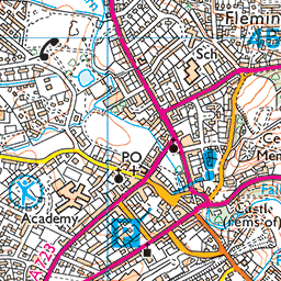 Strathaven, Sandford and Spectacle E'e falls - Route Map
