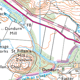 St Fillans Viewpoint circular - Route Map