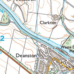 Doune Castle and the River Teith - Route Map