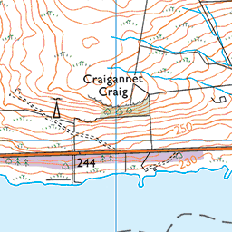 Carron Valley Reservoir shore trail - Route Map