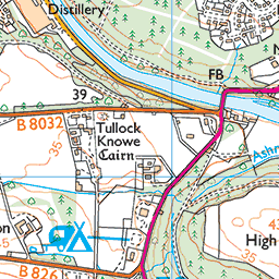 Doune Castle and the River Teith - Route Map