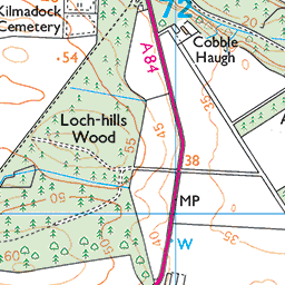 Doune Castle and the River Teith - Route Map