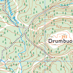 Carron Valley Reservoir shore trail - Route Map