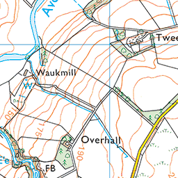 Strathaven, Sandford and Spectacle E'e falls - Route Map