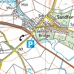 Strathaven, Sandford and Spectacle E'e falls - Route Map