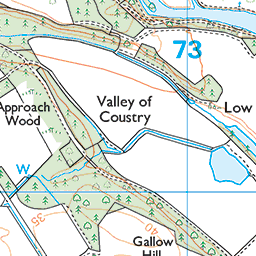 Doune Castle and the River Teith - Route Map